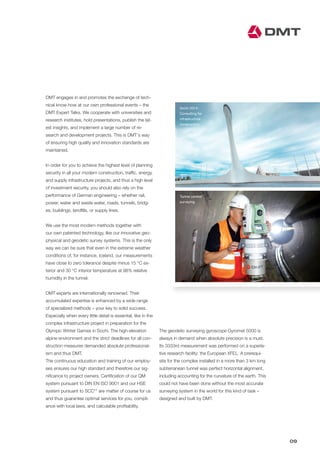 DMT Civil Engineering & Infrastructure Brochure | PDF