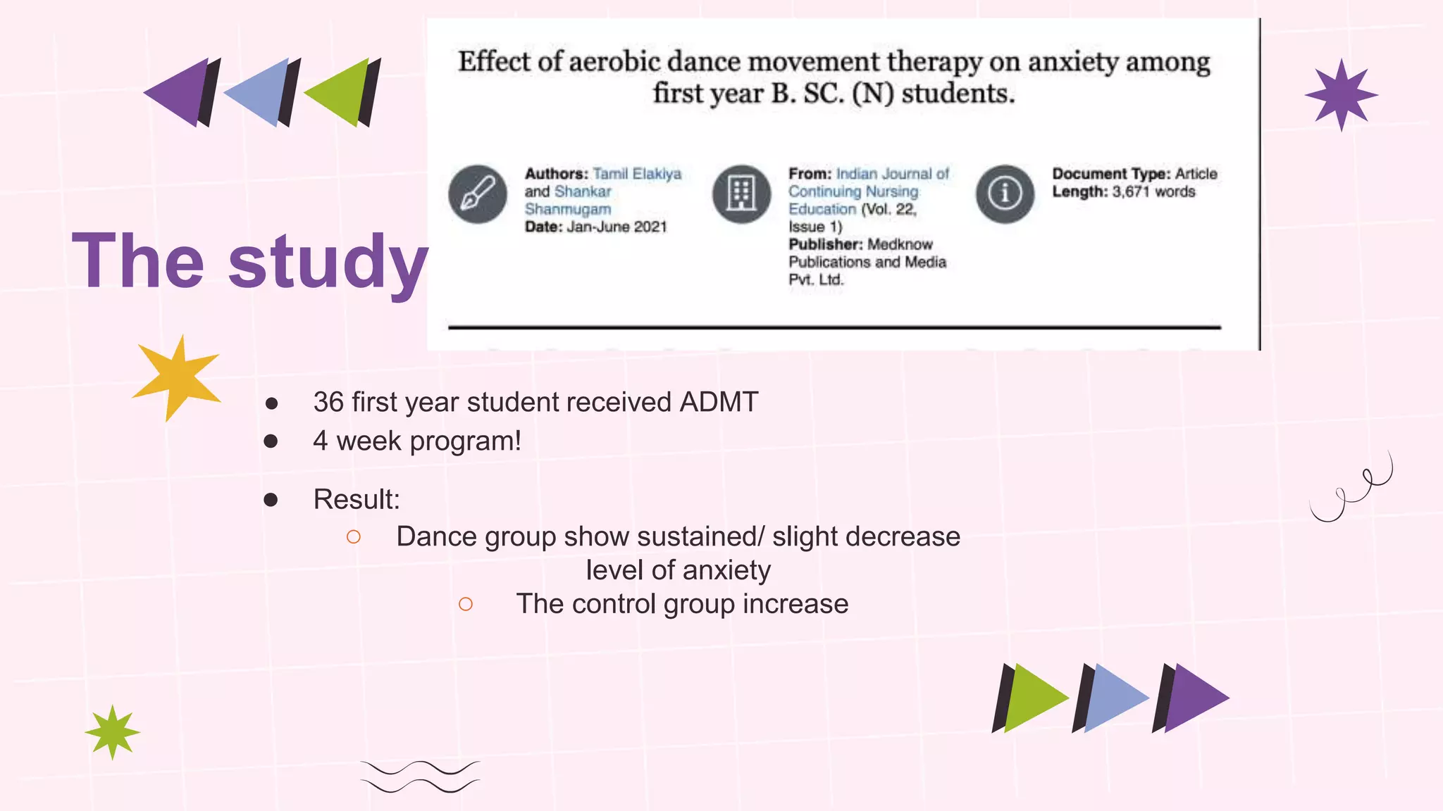 DMT and college women.pptx