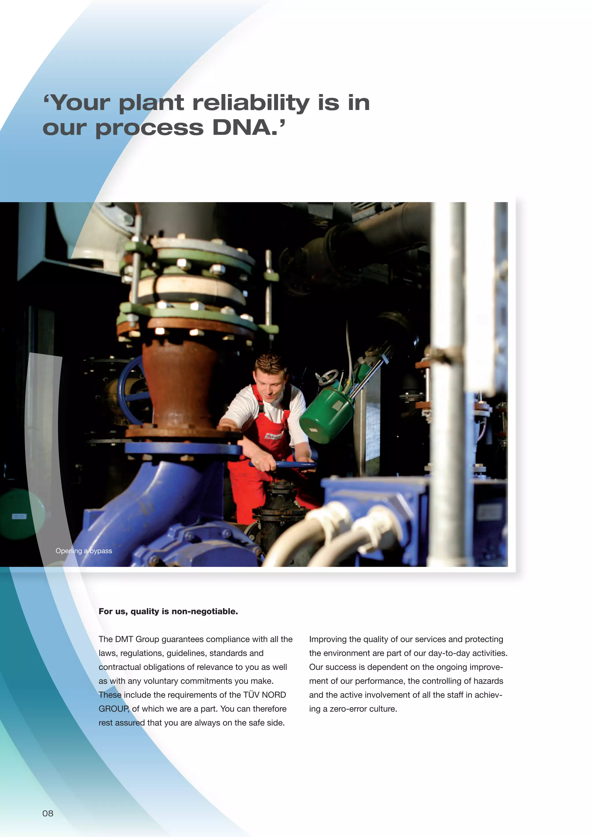 DMT Plant and Process Engineering Brochure | PDF