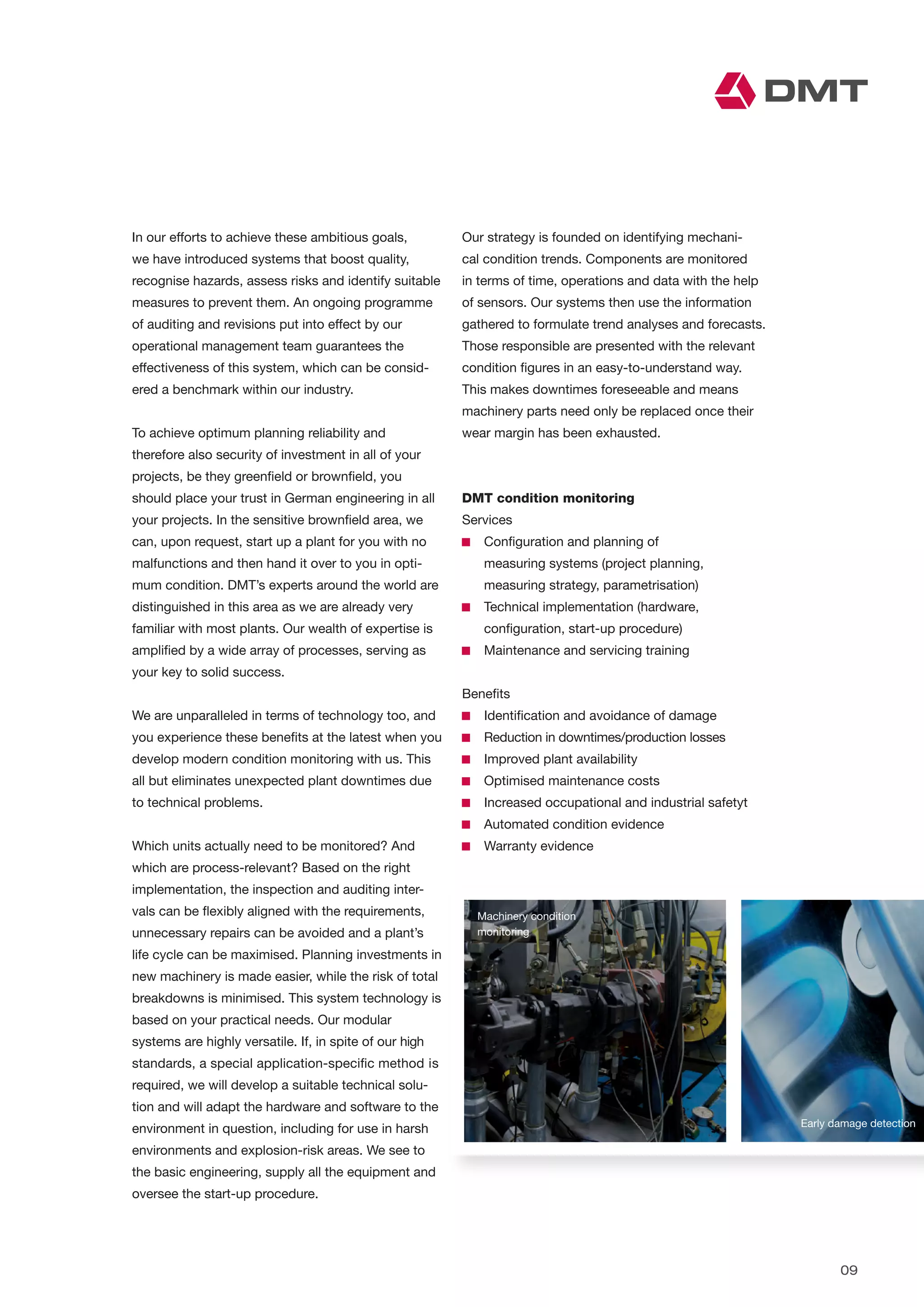 DMT Plant and Process Engineering Brochure | PDF