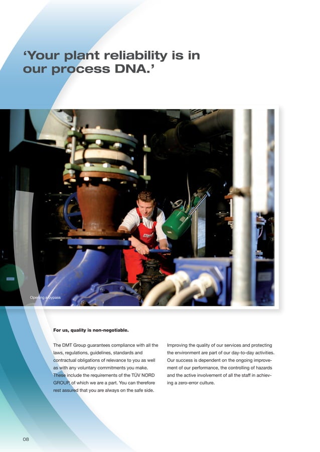 DMT Plant and Process Engineering Brochure | PDF