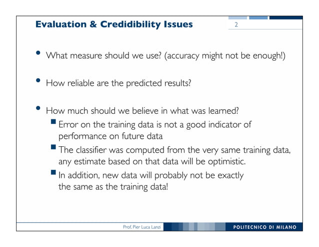 DMTM Lecture 06 Classification evaluation | PDF | Standardized Testing ...