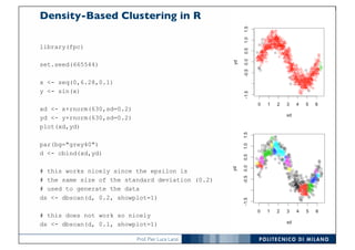 DMTM Lecture 14 Density based clustering | PDF