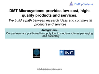 Dmt Microsystems | PPT