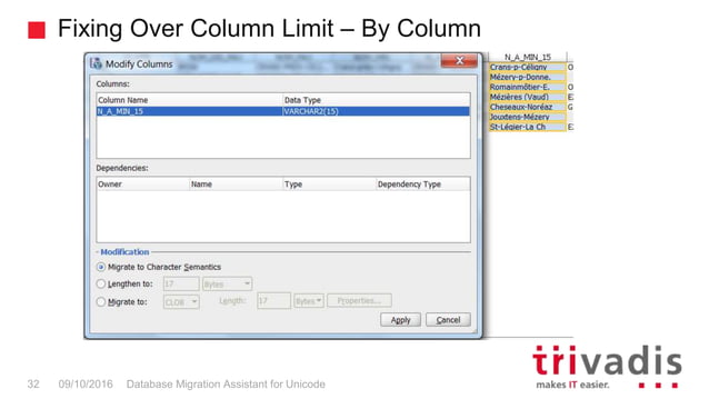 Database Migration Assistant for Unicode (DMU) | PPTX