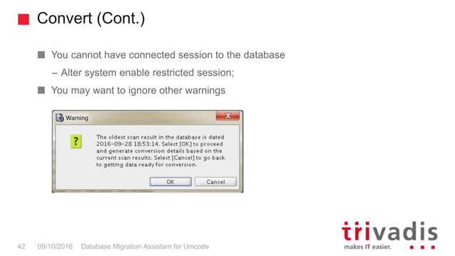 Database Migration Assistant for Unicode (DMU) | PPTX