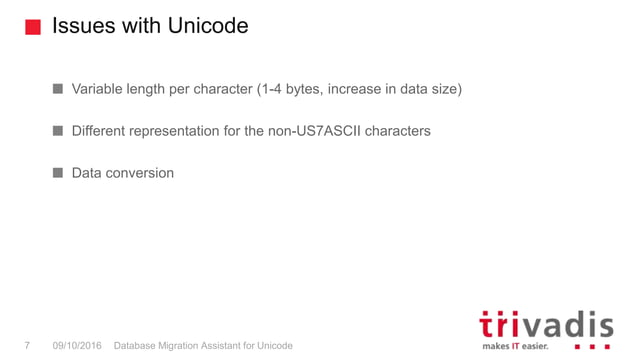 Database Migration Assistant for Unicode (DMU) | PPTX