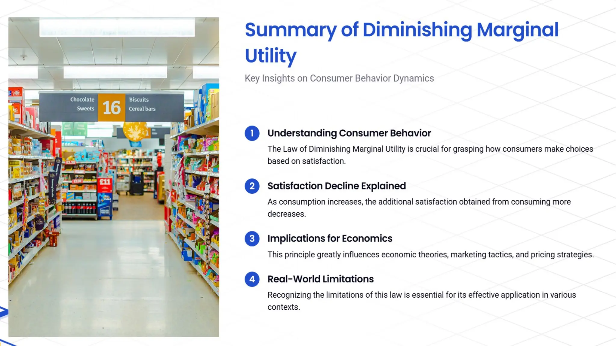 EXPLORING DIMINISHING MARGINAL UTILITY IN ECONOMICS | PPTX