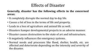 Meaning of disasters and hazards and app | PPTX