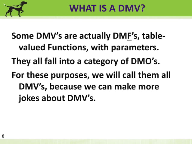 SQL Server Admin Best Practices with DMV's | PPTX