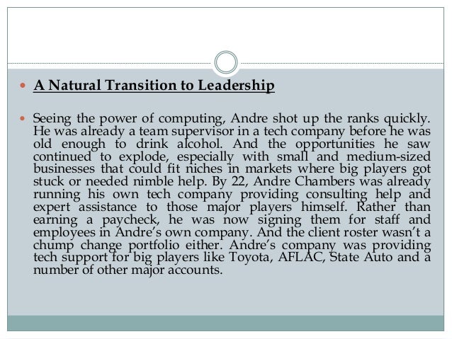 Andre Chambers | PPT