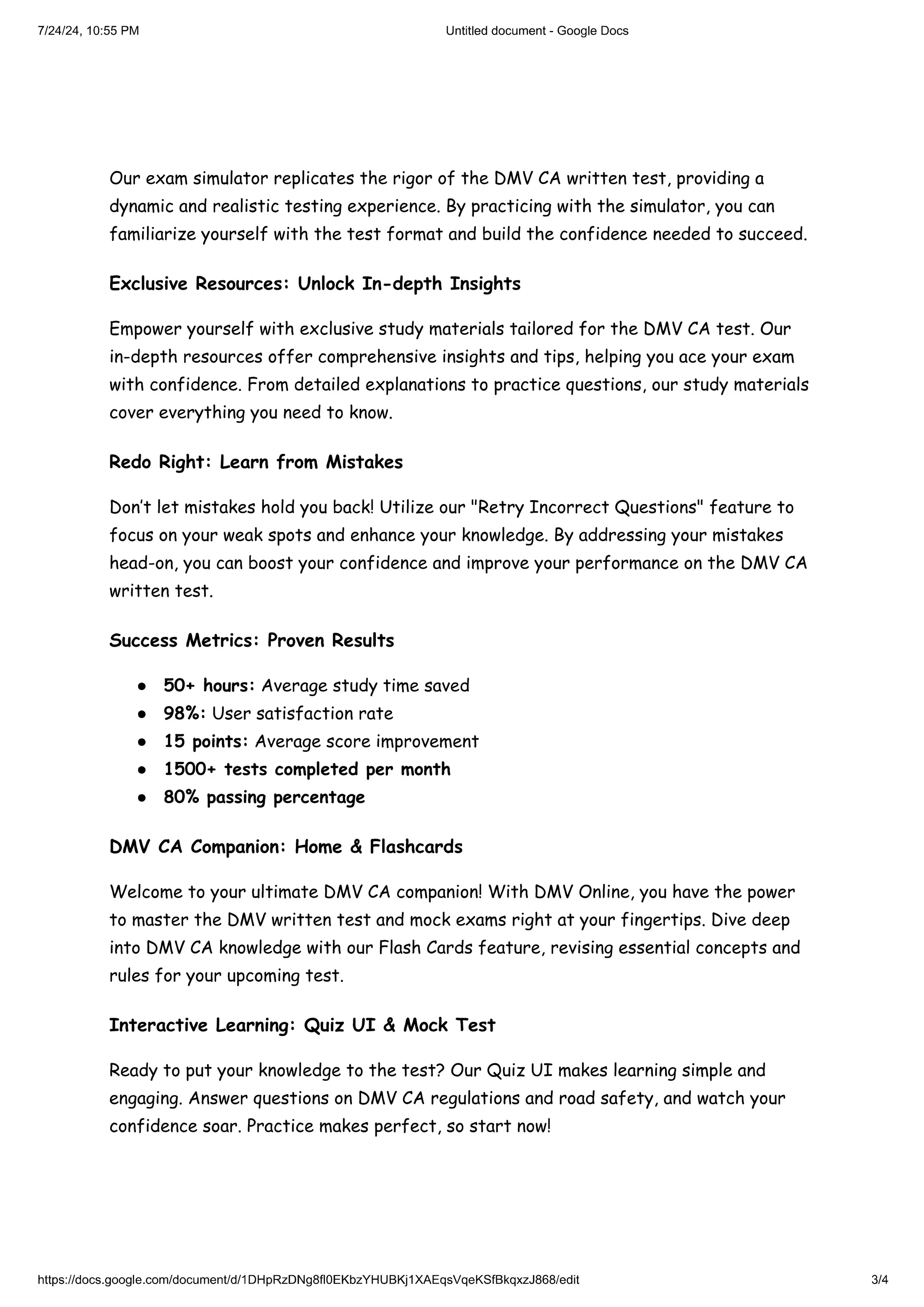 California DMV traffic exam preparation and test sample | PDF ...