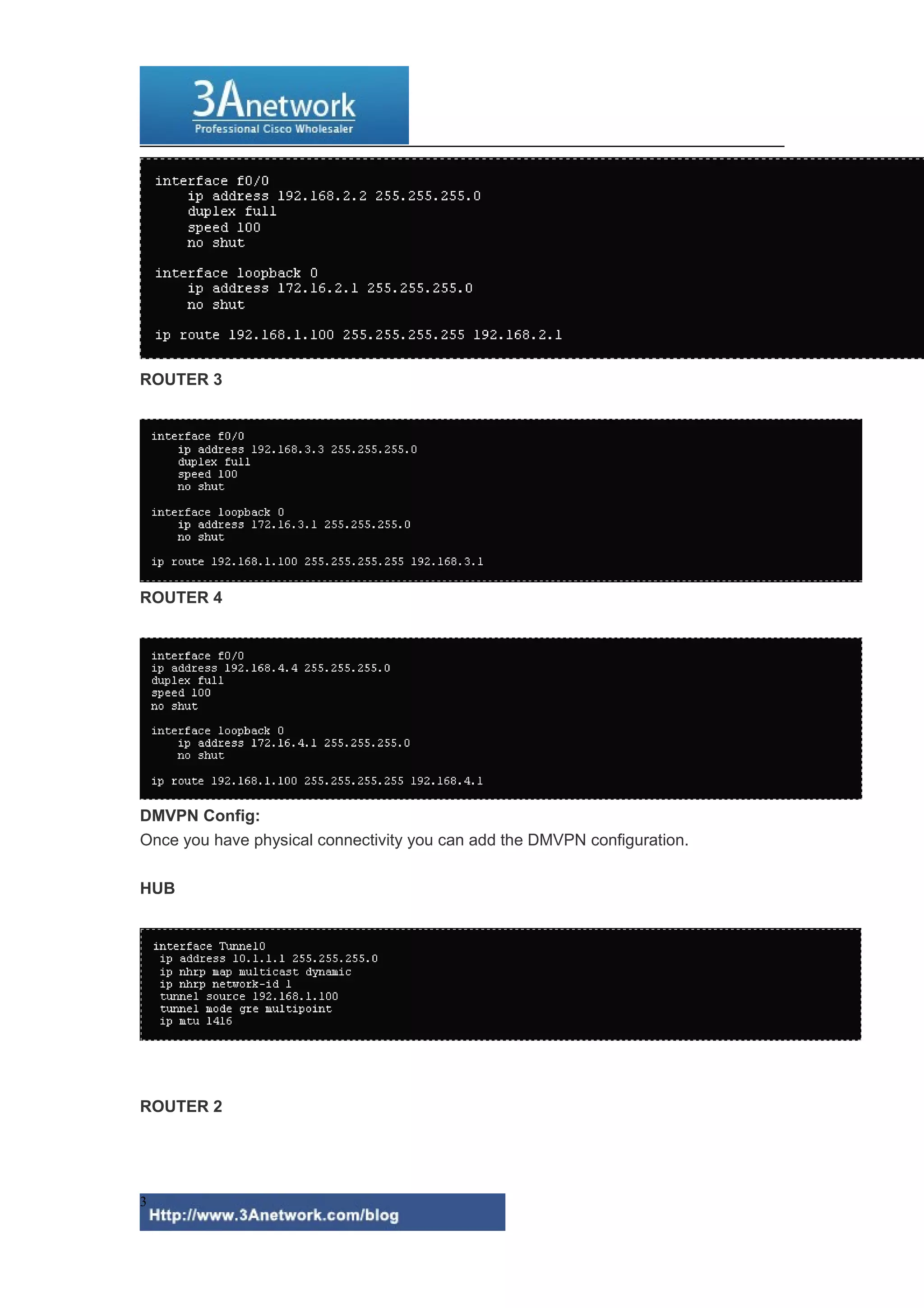 Dmvpn with configuration example | DOC