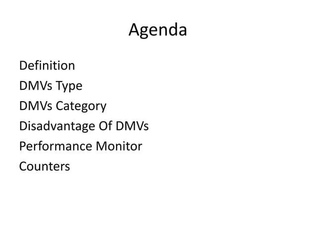 Dmv's & Performance Monitor in SQL Server | PPTX | Operating Systems ...