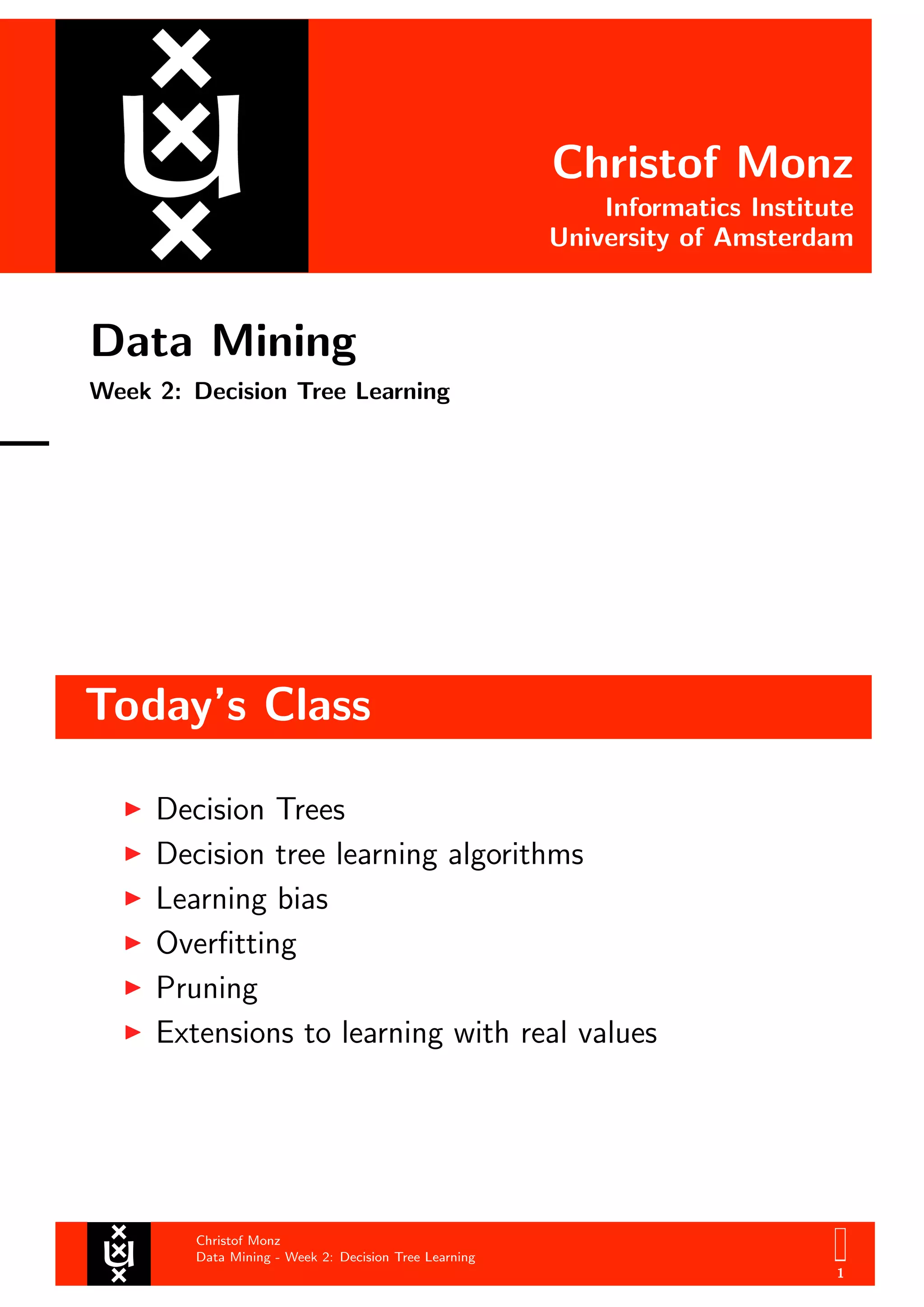 Dm week02 decision-trees-handout | PDF | Computer Software and Applications | Computing