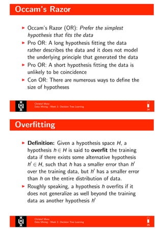 Dm week02 decision-trees-handout | PDF | Computer Software and Applications | Computing