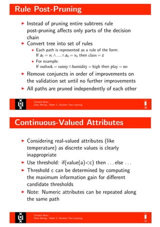 Dm week02 decision-trees-handout | PDF | Computer Software and ...