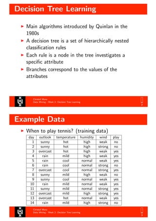 Dm week02 decision-trees-handout | PDF | Computer Software and Applications | Computing