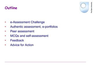 The challenges of Assessment and Feedback: findings from an HEA project ...