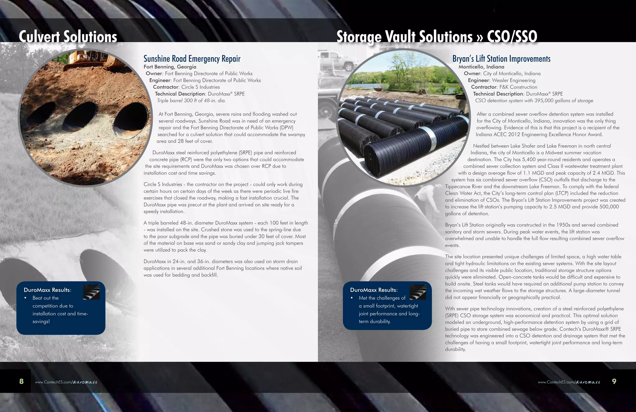 Contech DuroMaxx Steel Reinforced Polyethylene | PDF