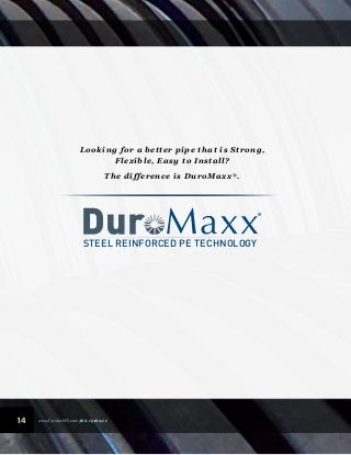 Contech DuroMaxx Steel Reinforced Polyethylene | PDF
