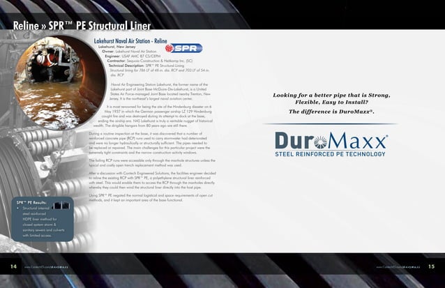 Contech DuroMaxx Steel Reinforced Polyethylene | PDF