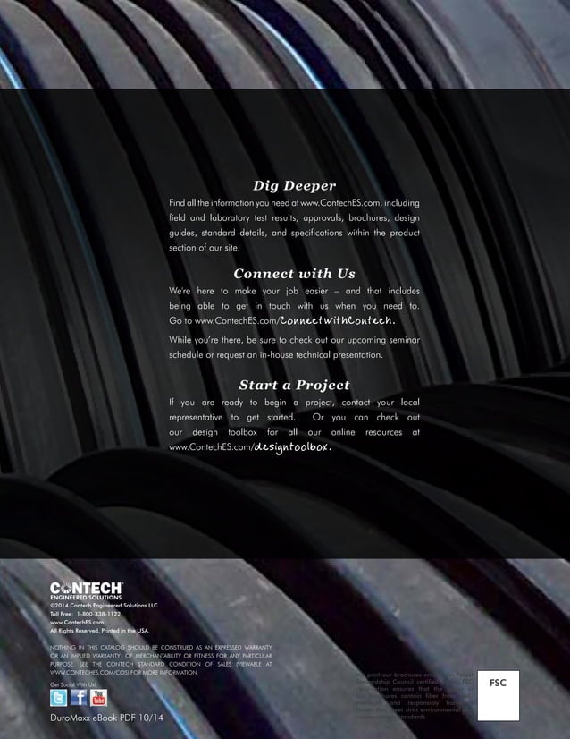 Contech DuroMaxx Steel Reinforced Polyethylene | PDF