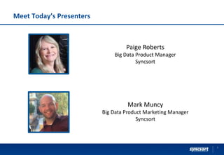 Simplifying Big Data Integration with Syncsort DMX and DMX-h | PDF