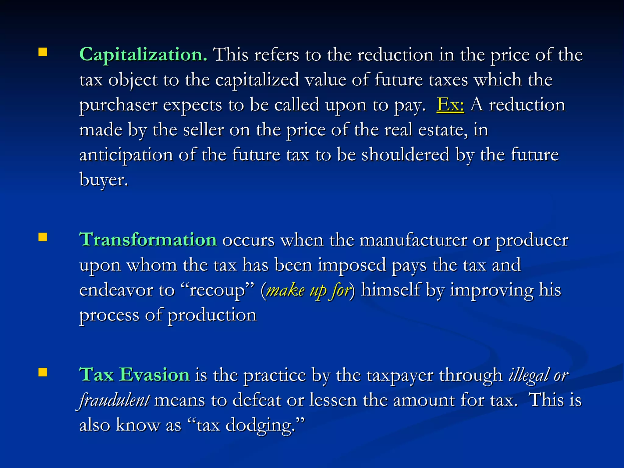 Concepts of Taxation | PPT