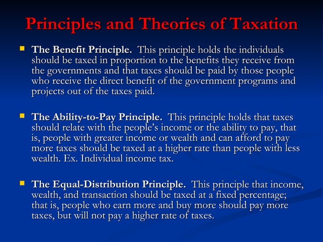 Concepts of Taxation | PPT