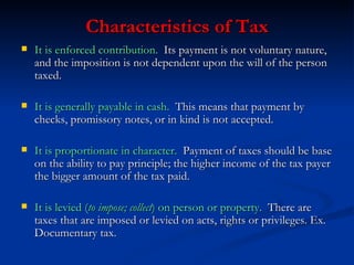 Concepts of Taxation | PPT