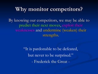 Competitive Analysis and a Brief Guide to Competitor Analysis | PPT