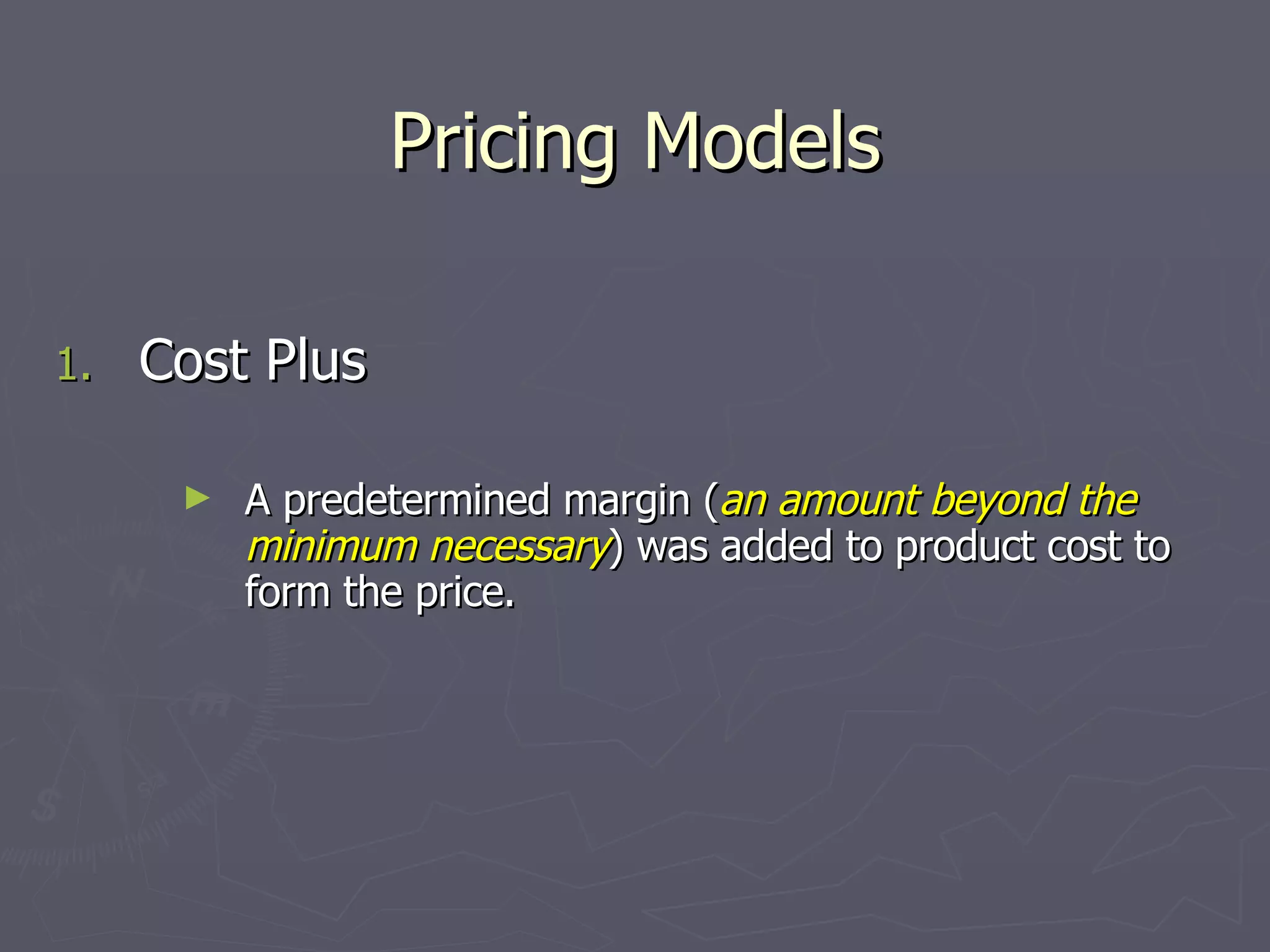 Market Pricing | PPT