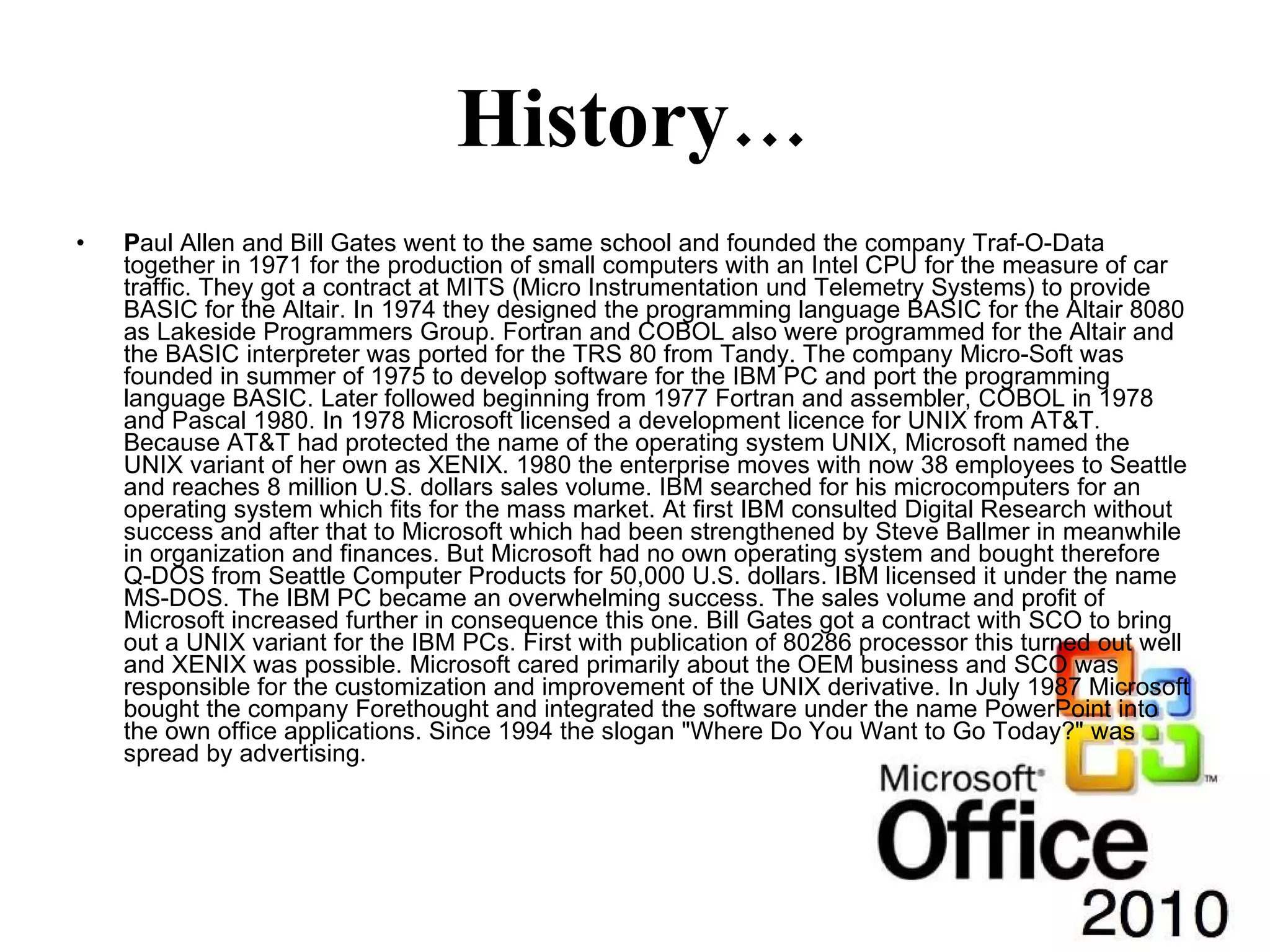microsoft | PPT