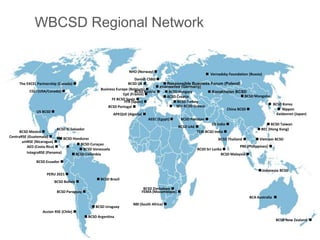 WBCSD Development Focus Area - Overview as of August 2012 | PPTX