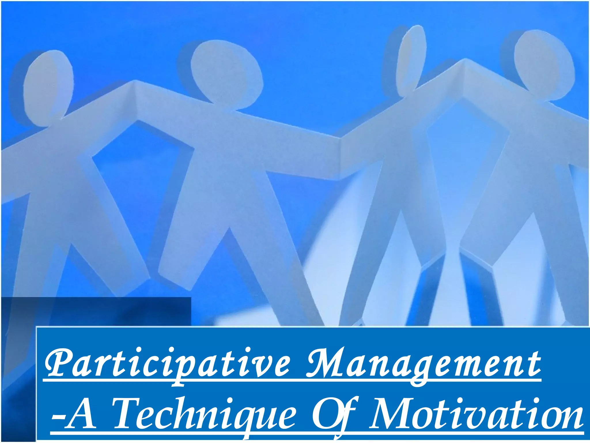 participative management | PPT