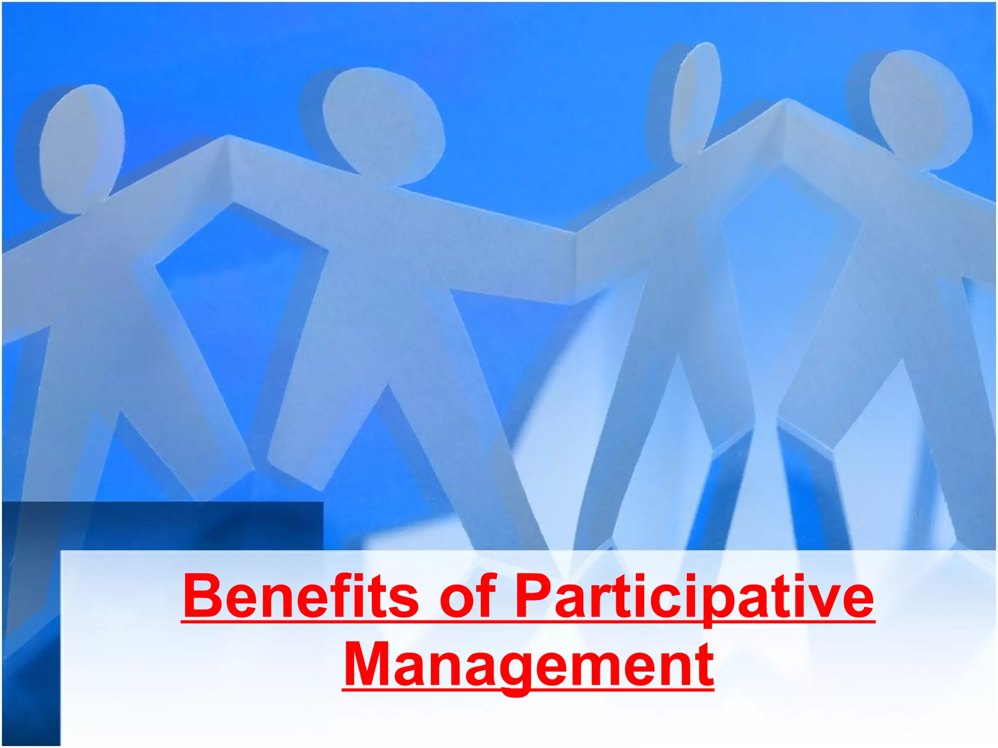 participative management | PPT