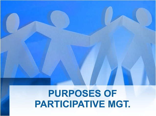 participative management | PPT