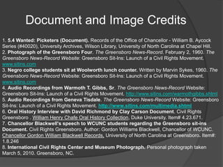 Greensboro Sit-Ins | PPTX