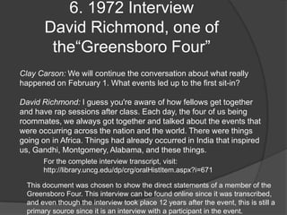Greensboro Sit-Ins | PPTX