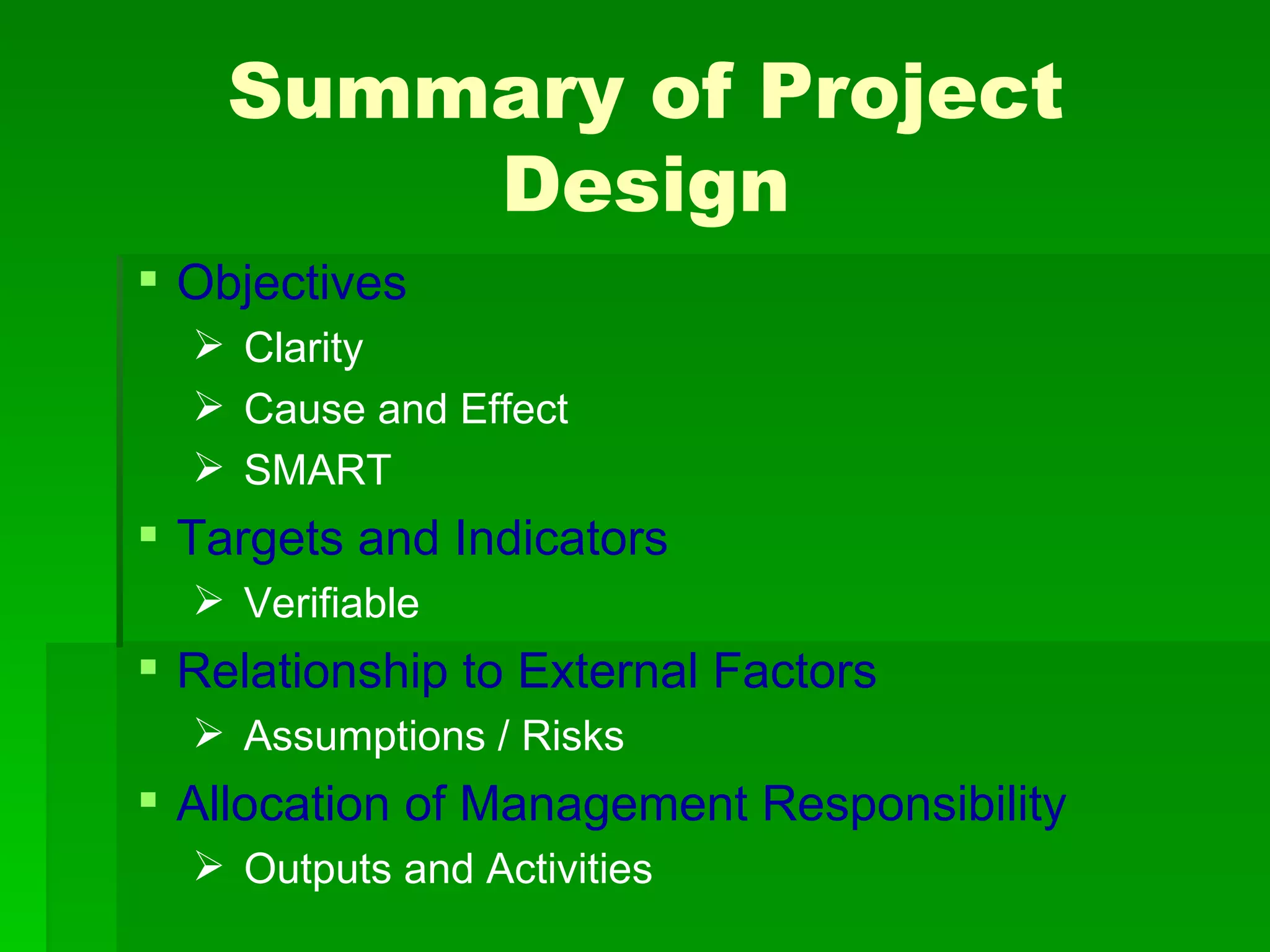 Objective Oriented Project Planning | PPT