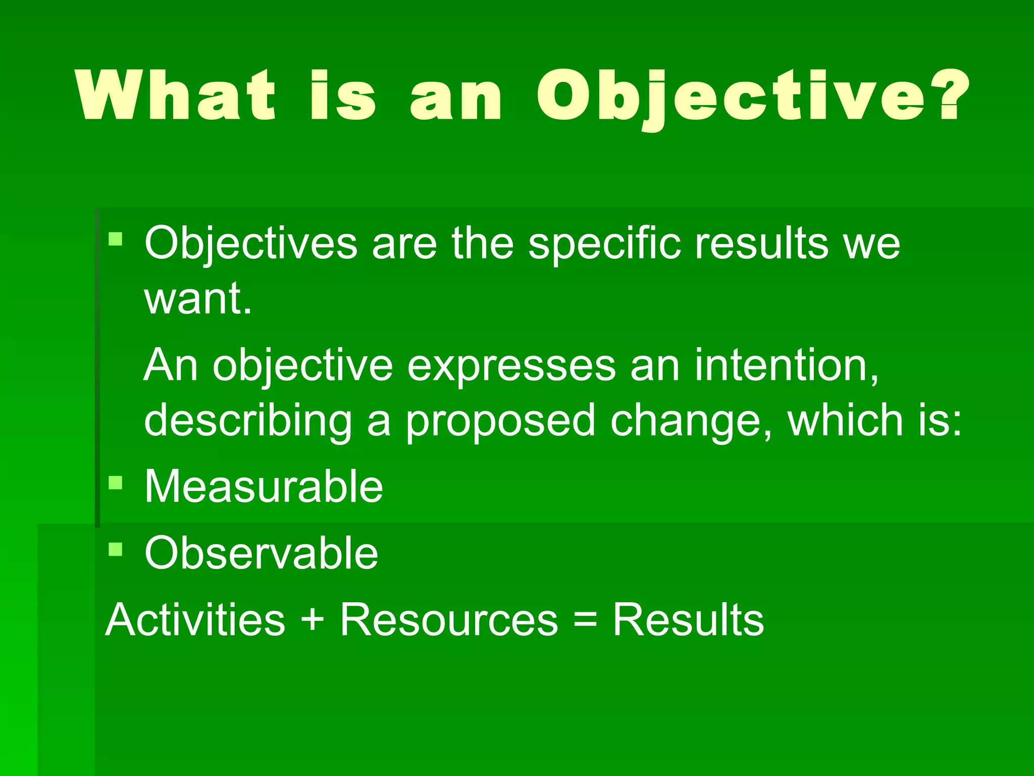 Objective Oriented Project Planning | PPT