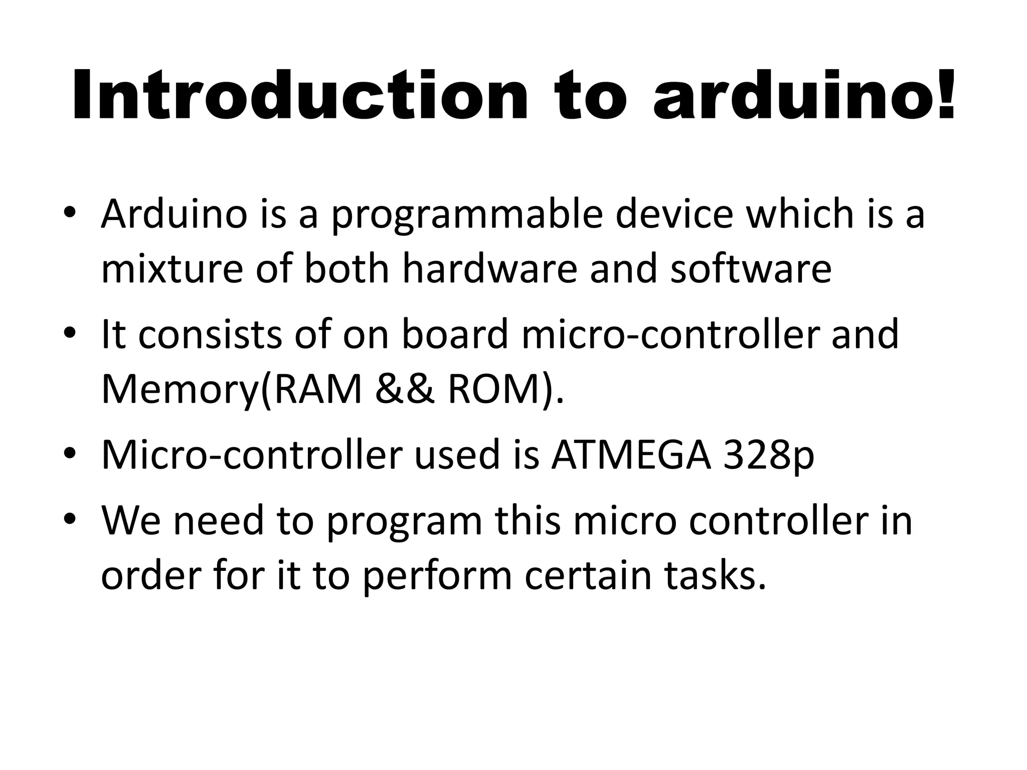 Introduction To Arduino Ppt