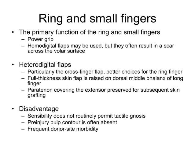 Fingertip injuries surgical management 1 | PPT