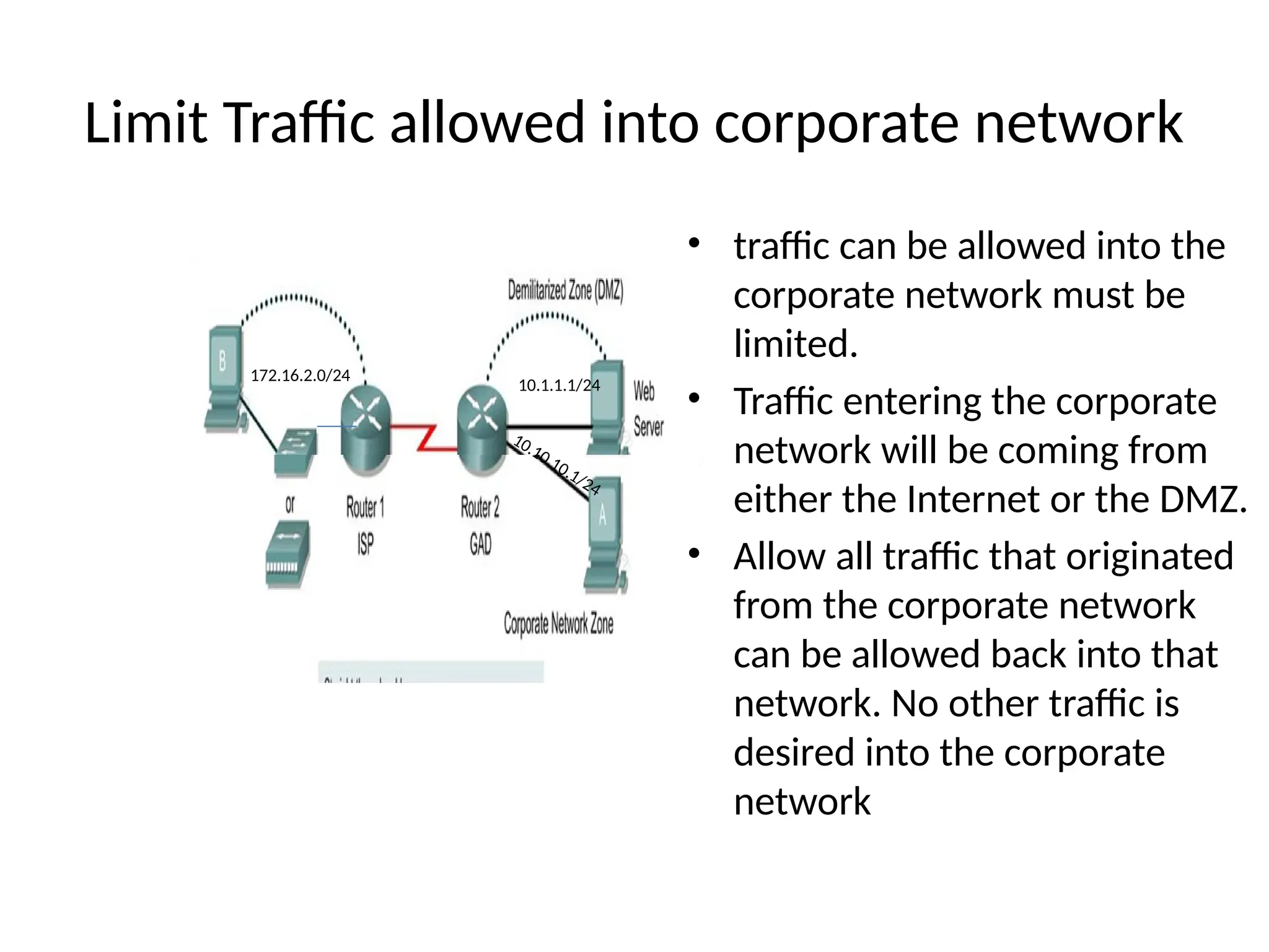 Demilitarized Zone (DMZ) in computer networking | PPT