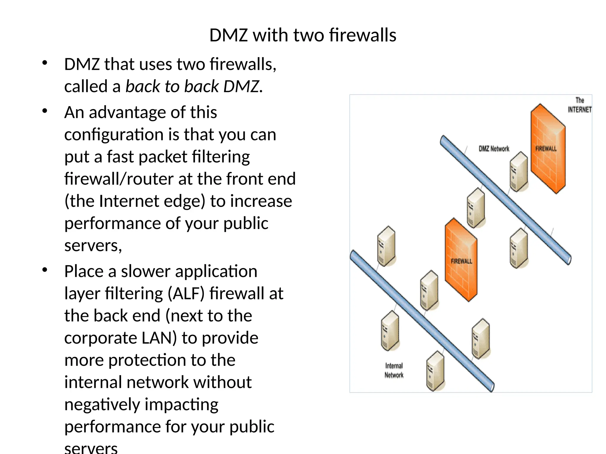 Demilitarized Zone (DMZ) in computer networking | PPT