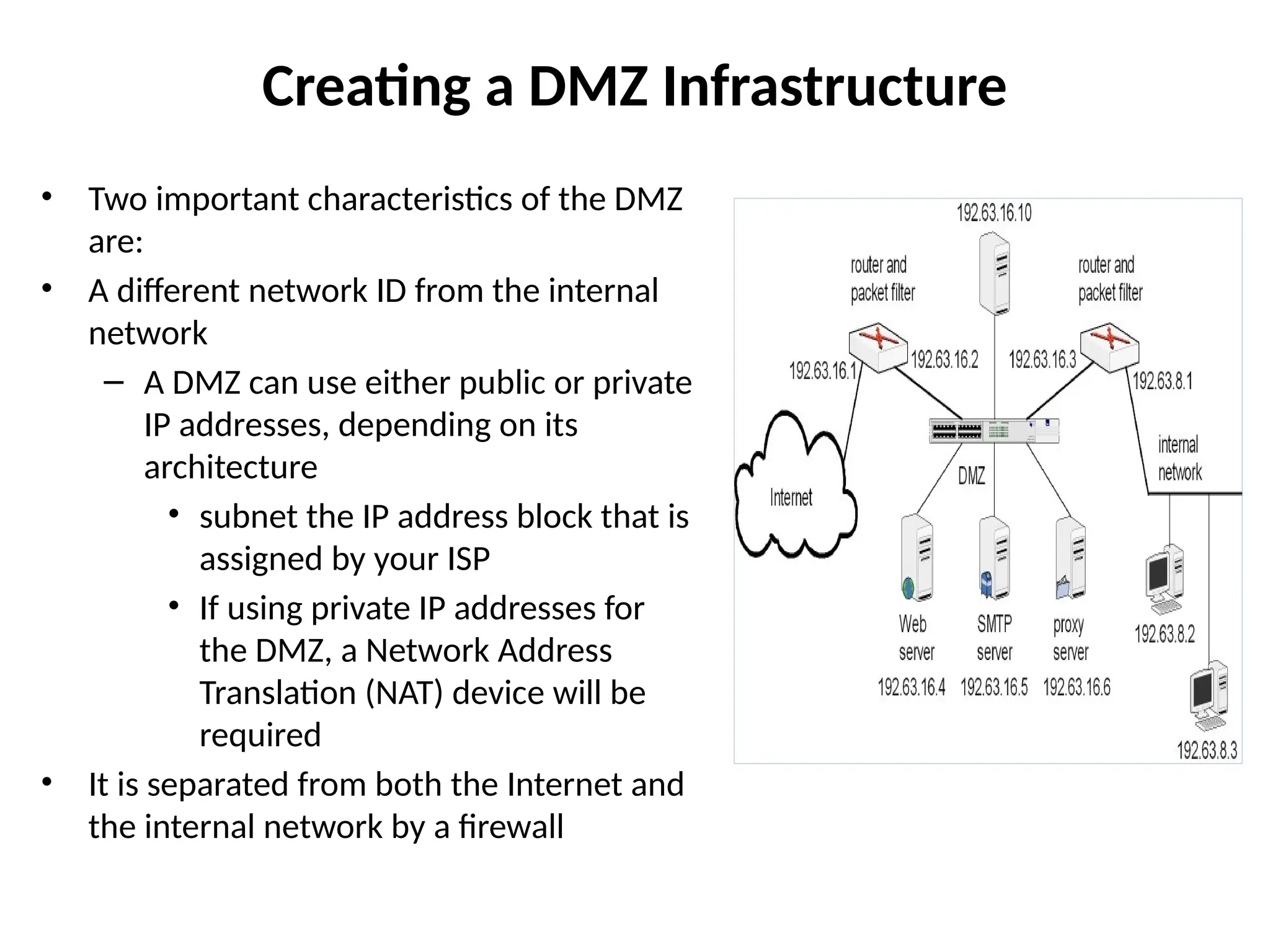 Demilitarized Zone (DMZ) in computer networking | PPTX