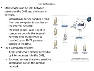 Demilitarized Zone (DMZ) in computer networking | PPTX