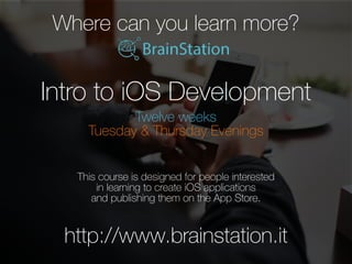 Ryerson DMZ iOS Development Workshop | PPT