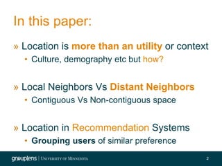 "Where Far Can Be Close": Finding Distant Neighbors In Recommendation ...